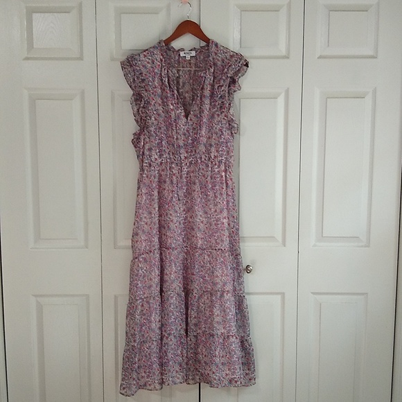 BB Dakota | Dresses | Bb Dakota Steve Madden Ditzy Floral Tiered Lined ...